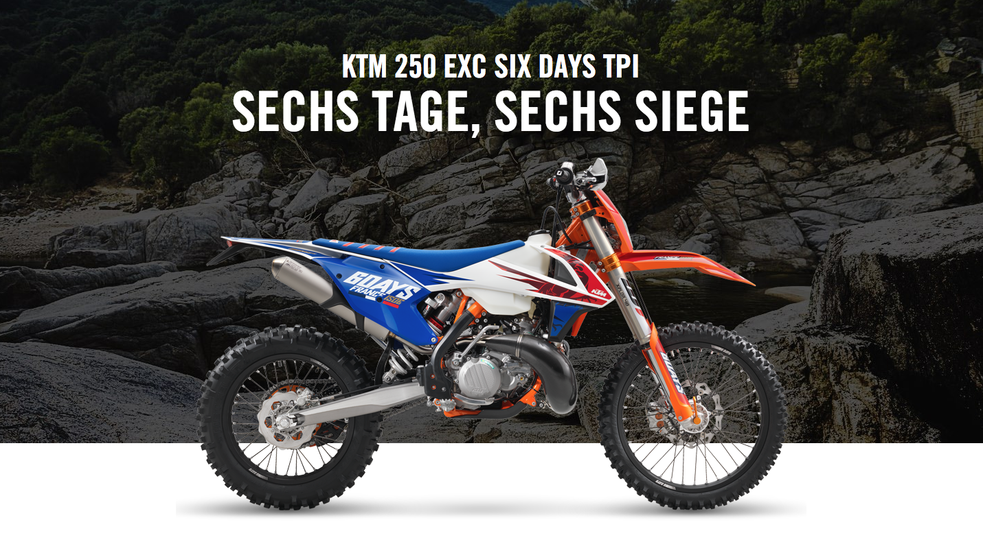 KTM 250 EXC SIX DAYS TPI 2018 – KTM KOSAK